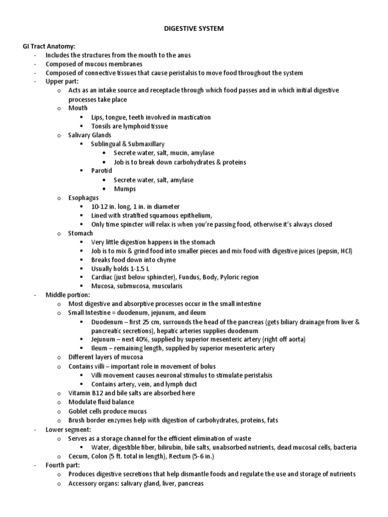 Patho - Digestive System | PDF | Digestive System | Human Digestive System