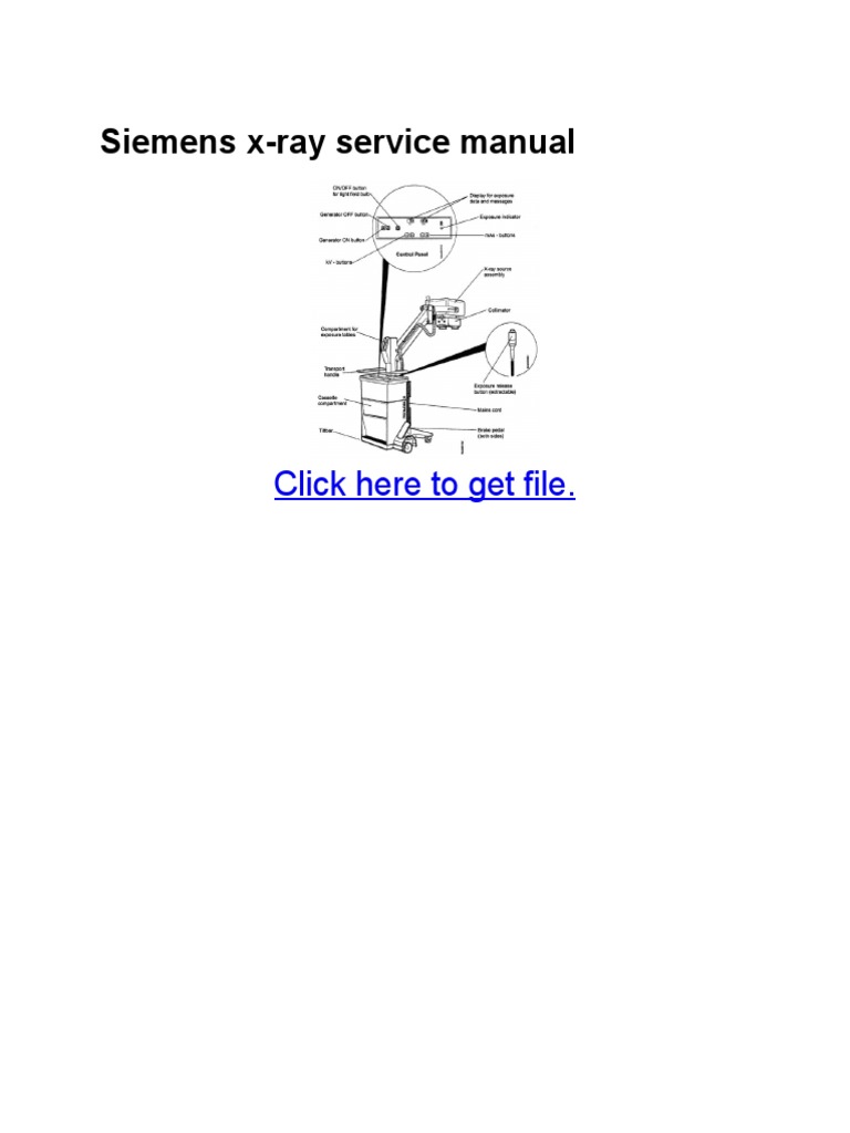 Server Manual Siemens PDF | PDF | X Ray | Radiography