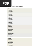 Pantone TPX | PDF