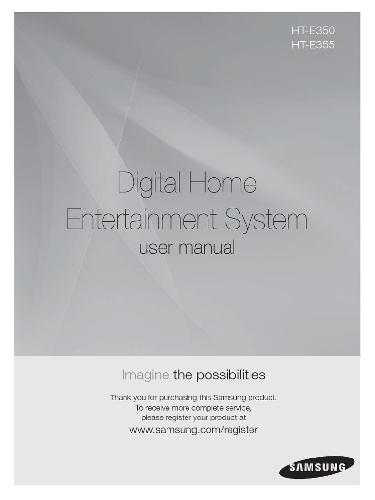 HT E350 | PDF | Compact Disc | Electromagnetic Interference