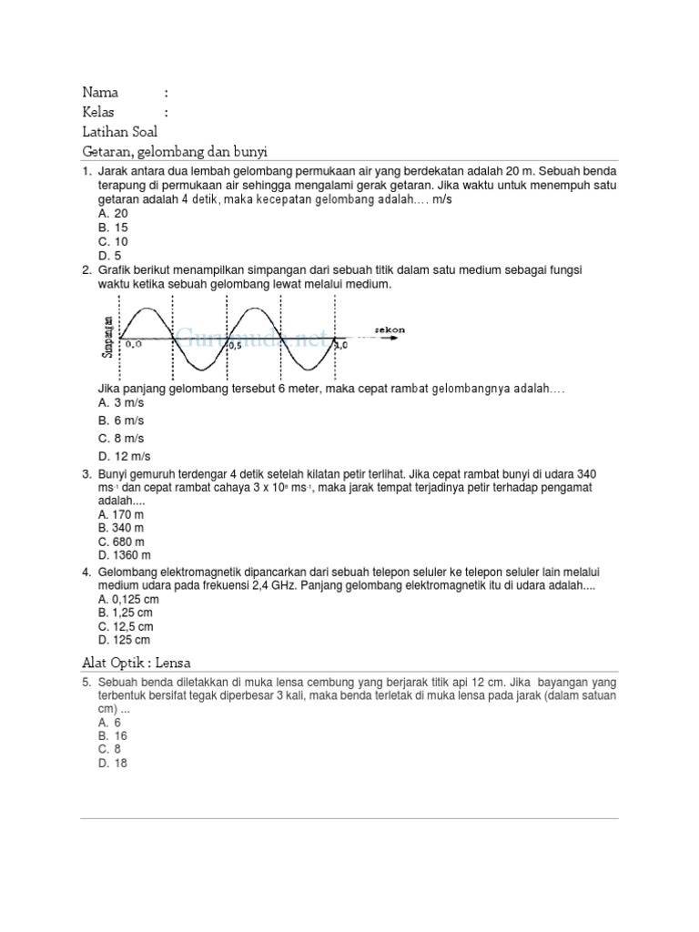 Latihan Soal Fisika SMA | PDF