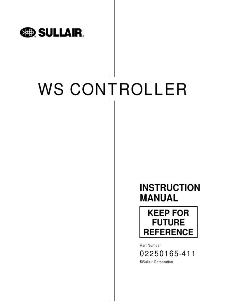 Manual - WS Controller (02250165-411) | PDF | Troubleshooting | Valve
