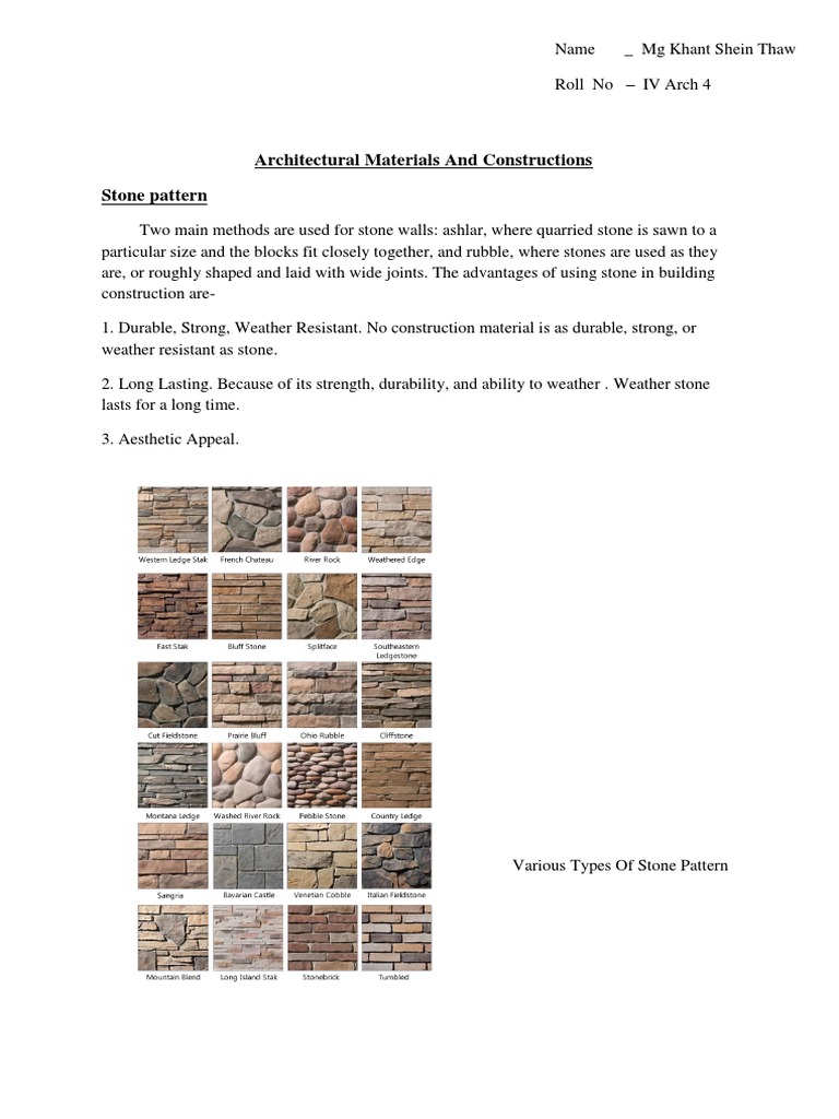 Stone Pattern | PDF | Masonry | Art Media