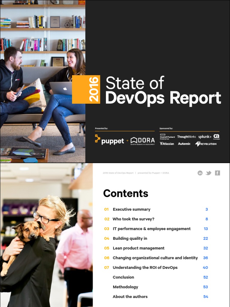 2016 State Of Devops Report Pdf Download Free Pdf Business Software