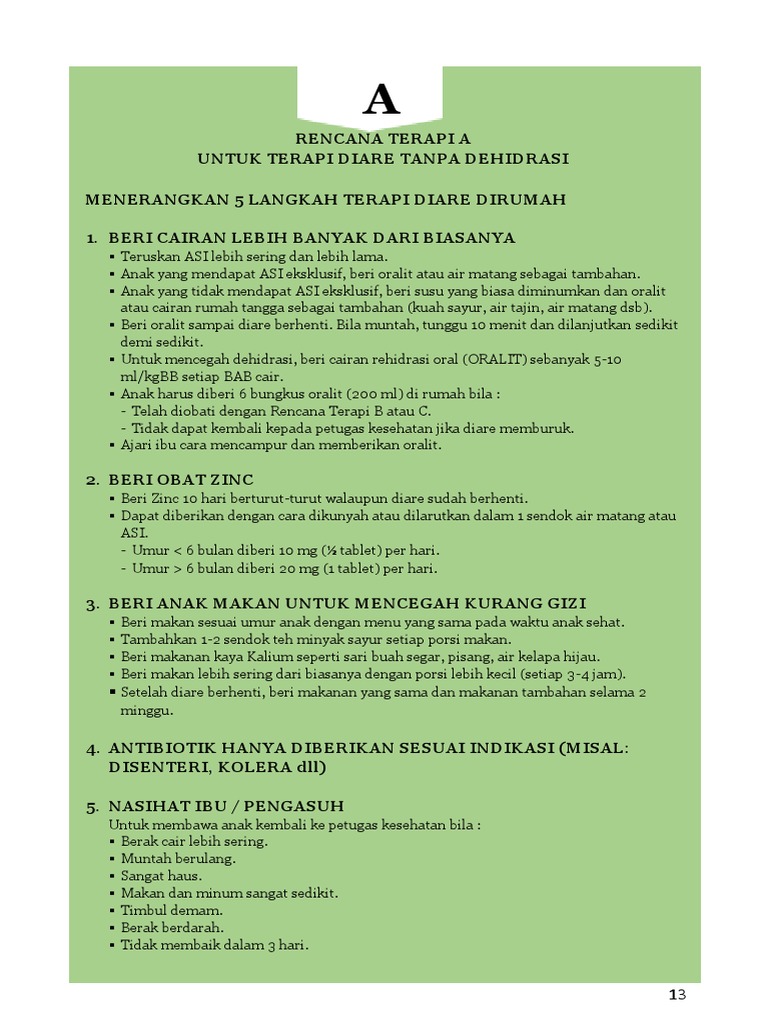 Rencana Terapi A, B, C | PDF