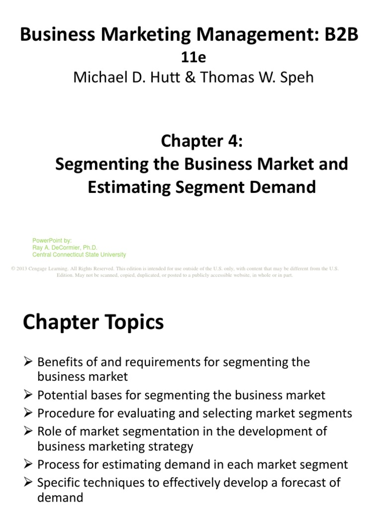 B2B Segmentation | PDF | Market Segmentation | Forecasting