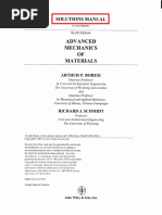 Advanced Mechanics of Materials and Applied Elasticity, 5th Edition Solutions Manual | PDF ...