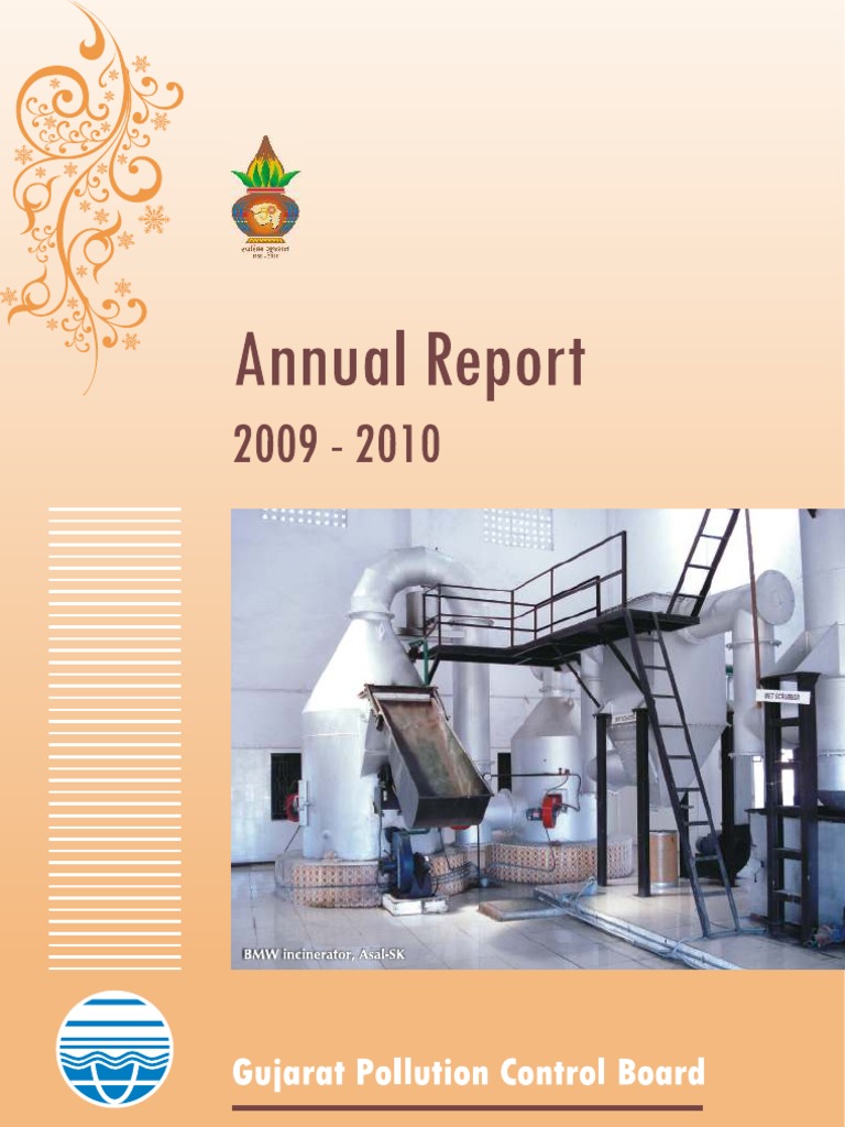 Gujarat Pollution Control Board Report 2009-2010 | PDF | Waste ...