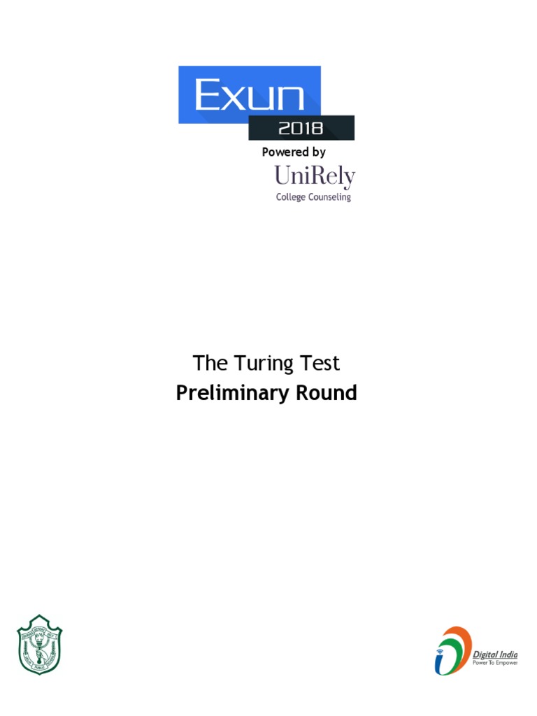 Turing Test preliminary instructions | PDF | Parsing | Artificial ...