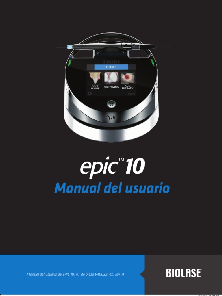 EPIC User Manual SPA | PDF | Láser | Diodo emisor de luz