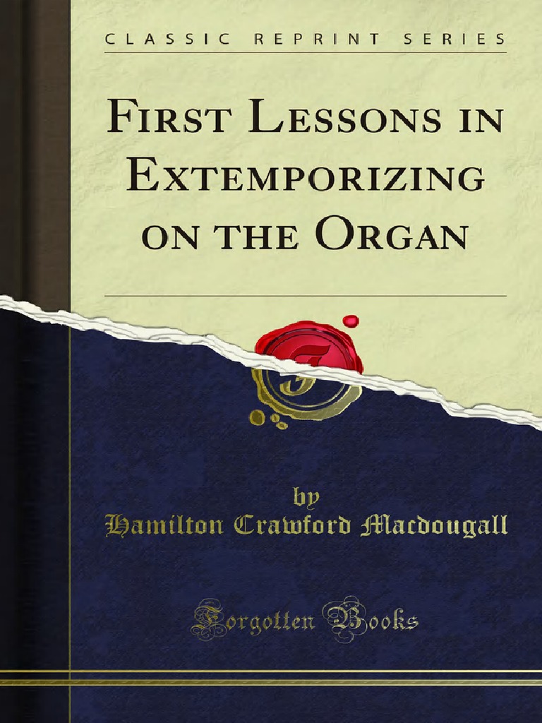 First Lessons in Extemporizing On The Organ | PDF | Harmony | Chord (Music)