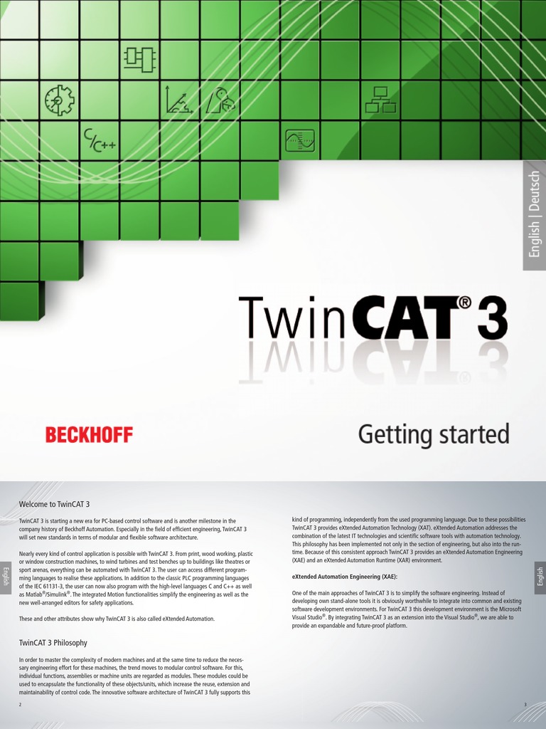 TwinCAT 3 Booklet PDF | PDF | Multi Core Processor | Microsoft Windows