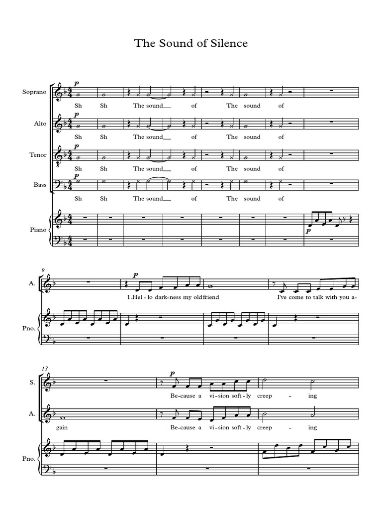 The Sound of Silence | Vocal Music
