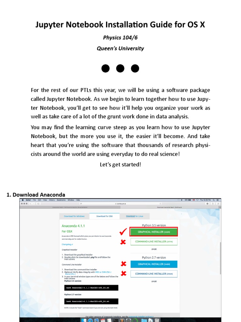 Jupyter Notebook Setup for OS X | PDF | Finder (Software) | World Wide Web