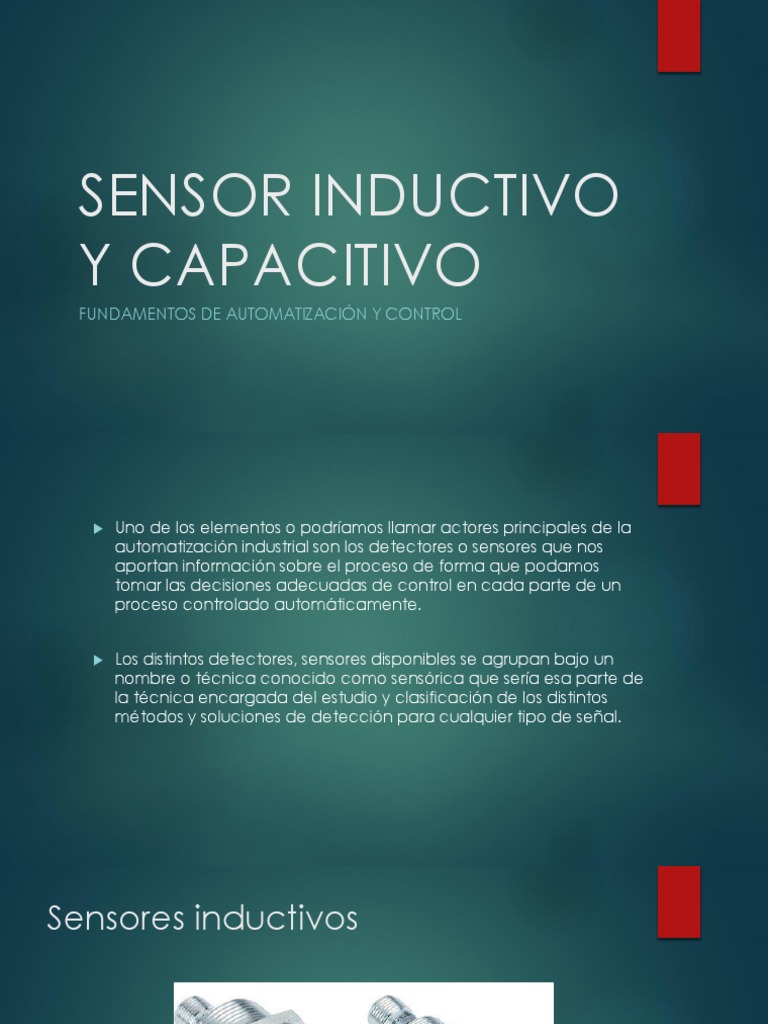 Sensor Inductivo y Capacitivo | PDF | Electromagnetismo | Ingenieria ...