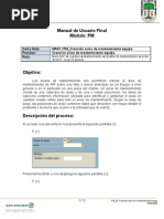 Creación de Aviso en SAP PM - IH01 | PDF | Informática