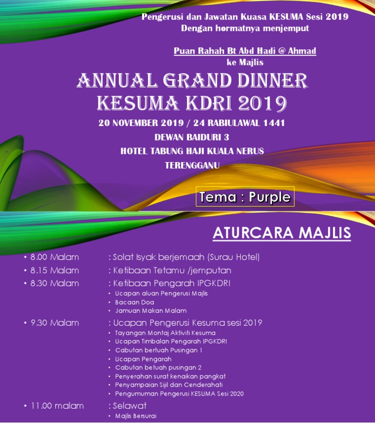 Annual Grand Dinner | PDF
