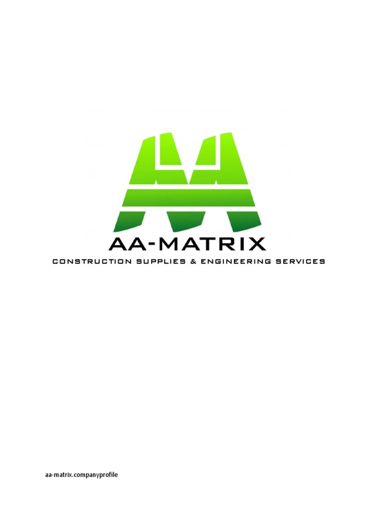 Aa-Matrix Company Profile | PDF | Engineering | Sustainability