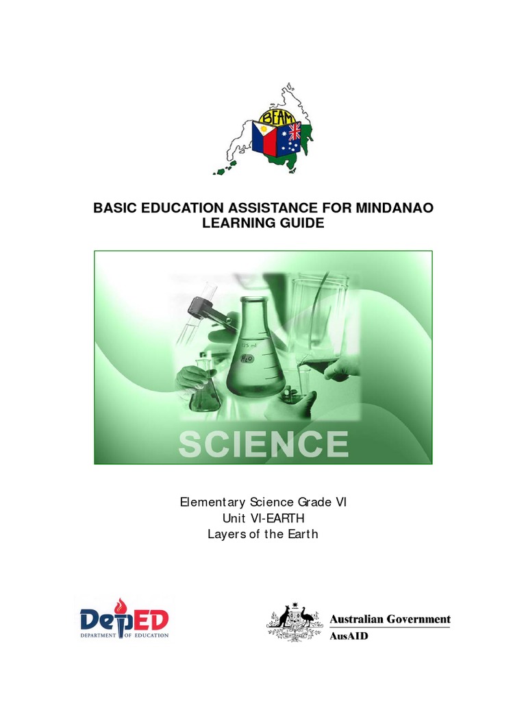 Science 6 Earth's Layers PDF | PDF | Planetary Core | Structure Of The ...