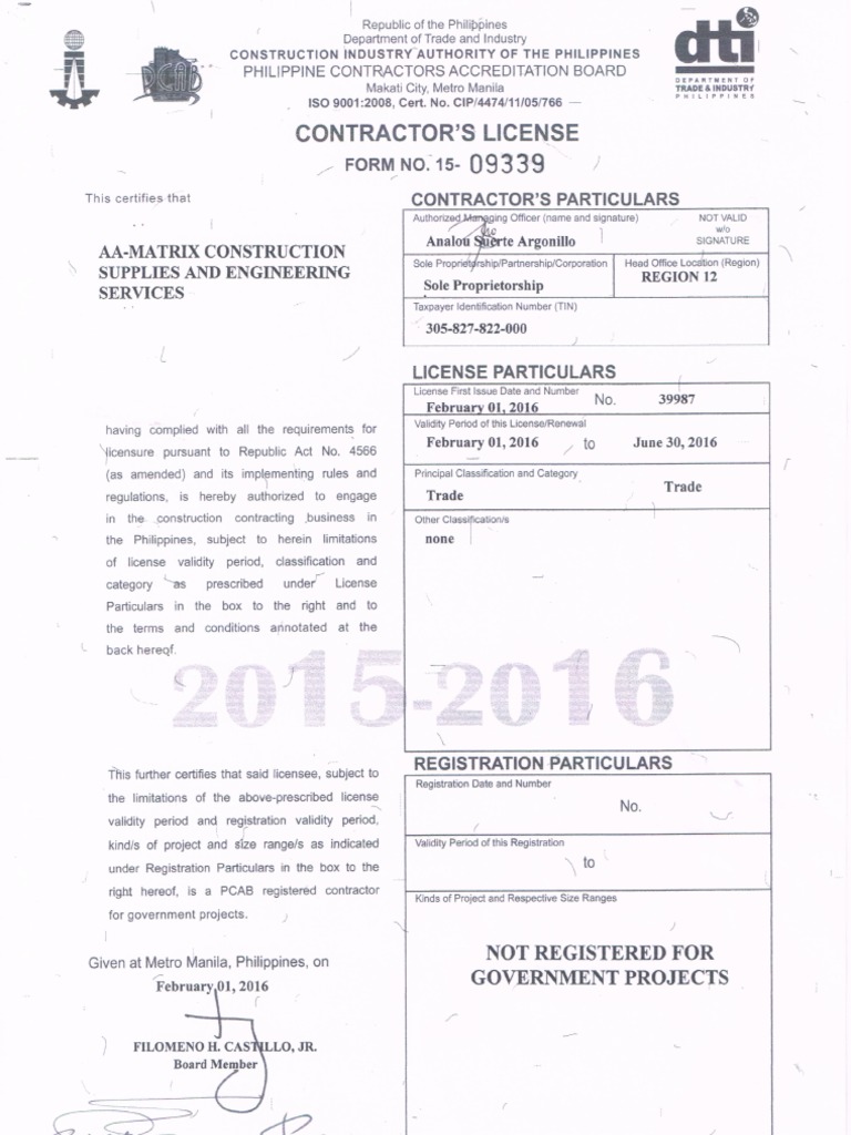 AA-Matrix PCAB | PDF