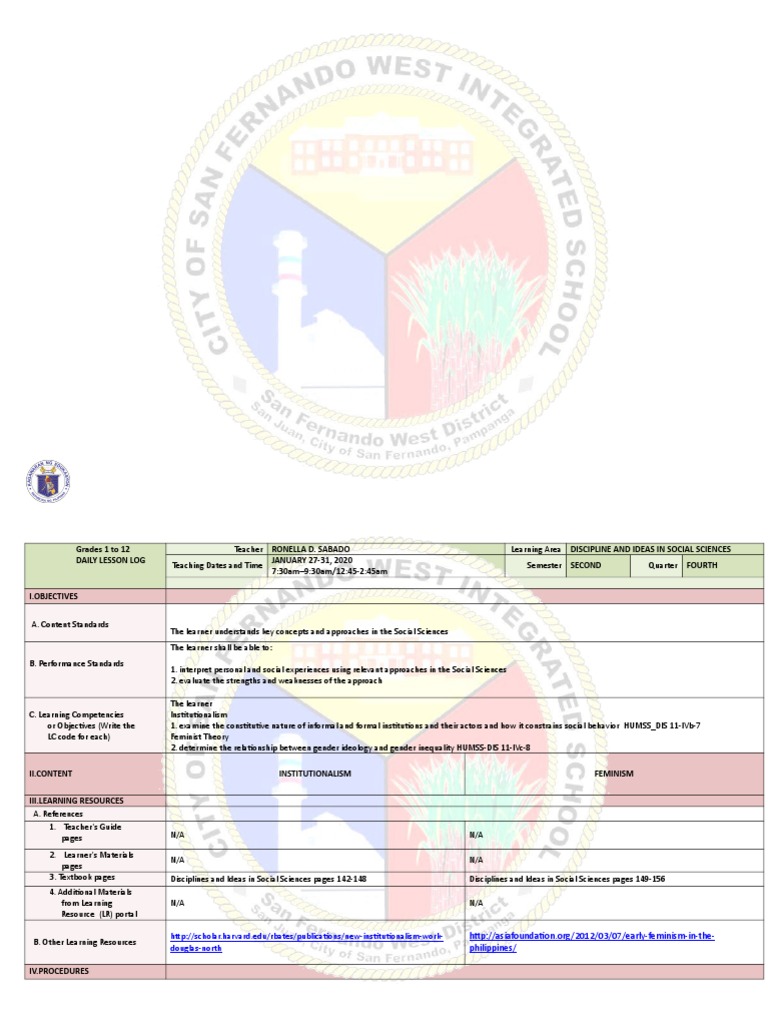 2 Diss Week 12 | PDF | Social Science | Learning