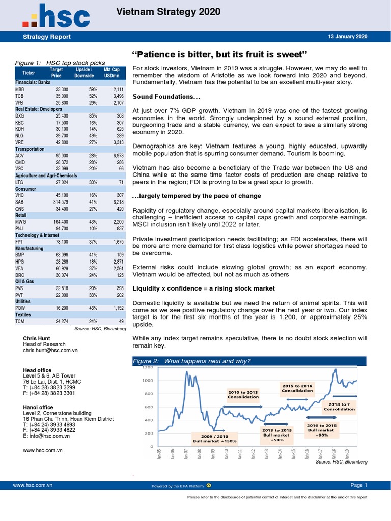 HSC - Strategy-Report - 2020-hsc PDF | PDF | Stock Market | Economic Growth