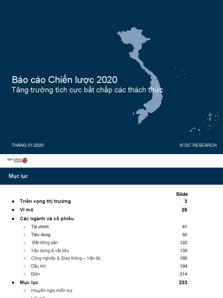 VCSC - BCChienluoc2020-20200106 | PDF