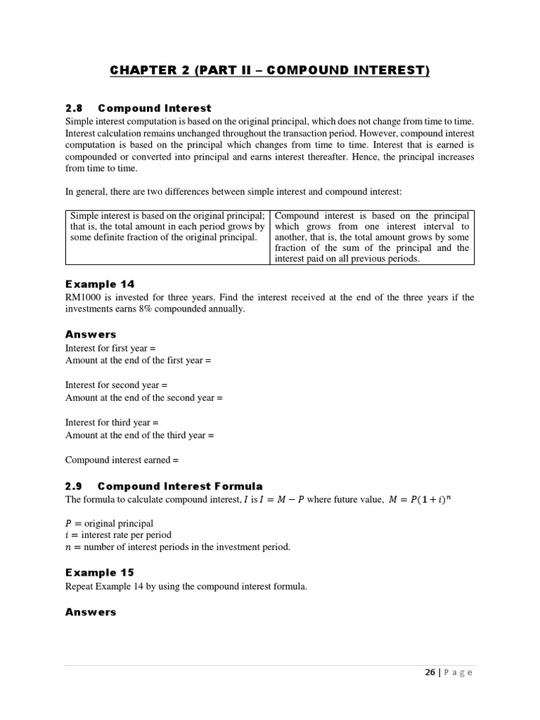 Compound Interest Essentials | PDF | Compound Interest | Interest