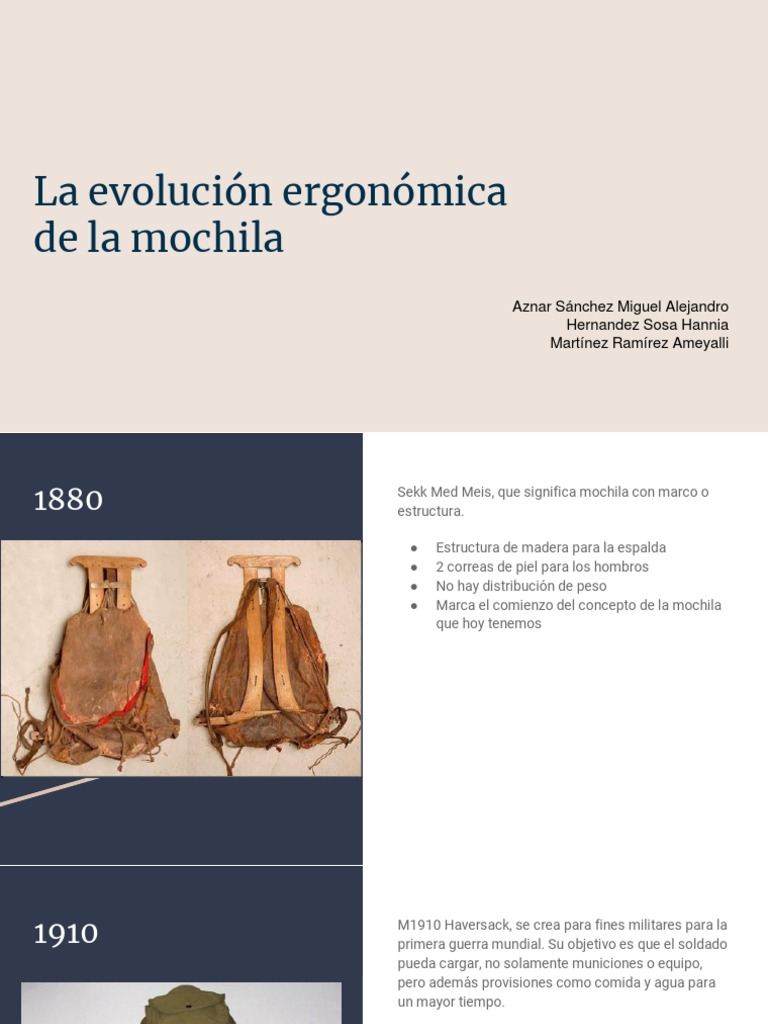 Historia de La Mochila | PDF | Mochila | Naturaleza