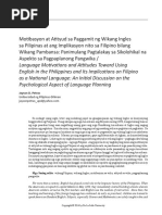 Filipino RRL | PDF