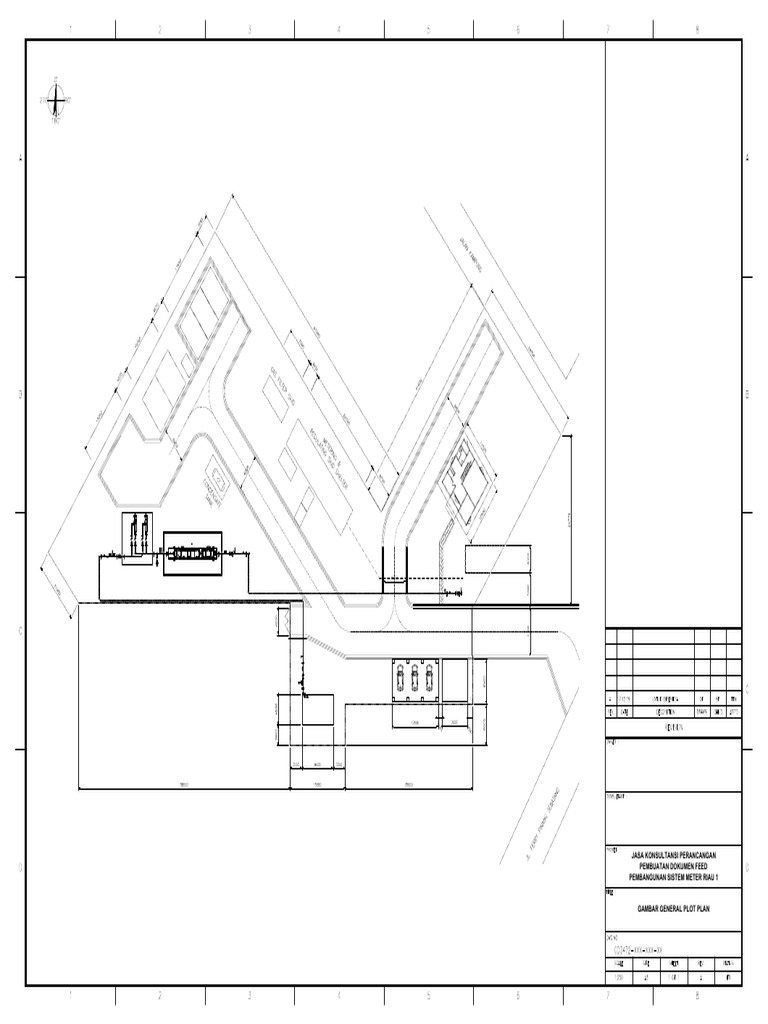 Plot Plan Dan Layout Piping PDF | PDF
