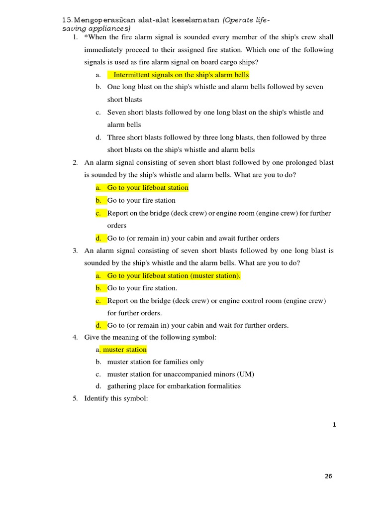 Understanding Emergency Procedures and Safety Symbols on Ships: A ...