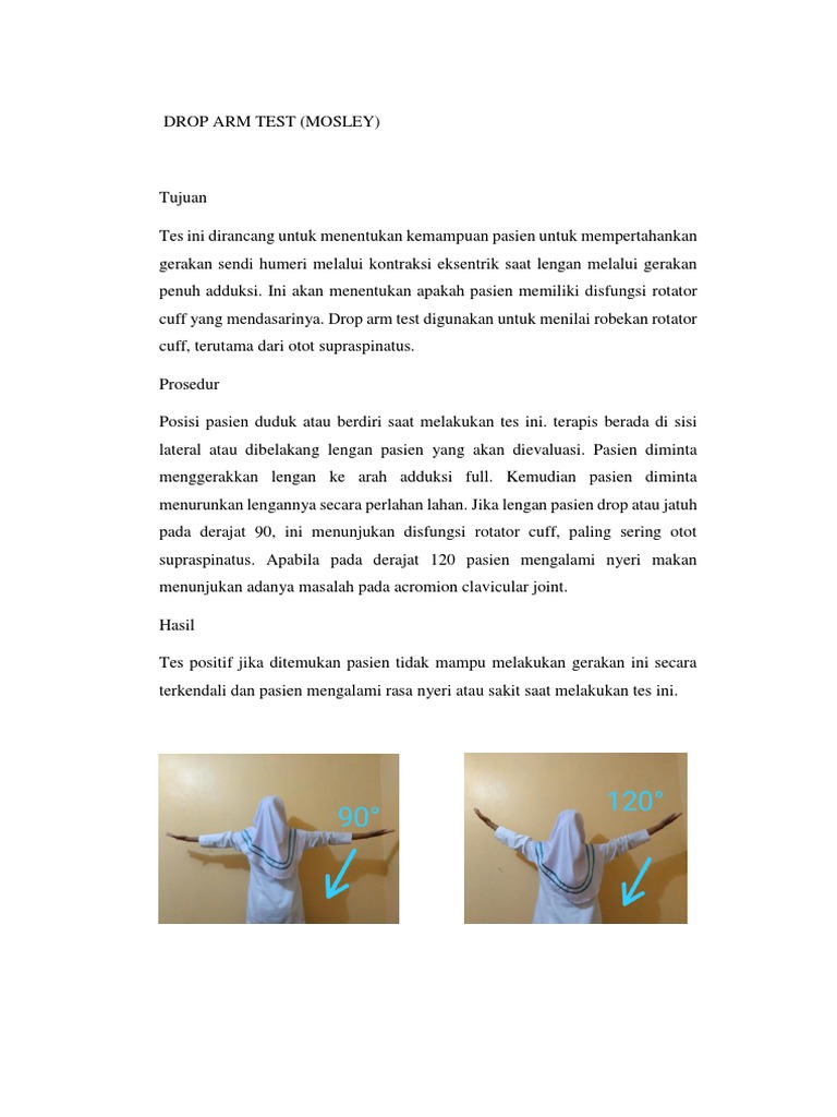 Drop Arm Test | PDF