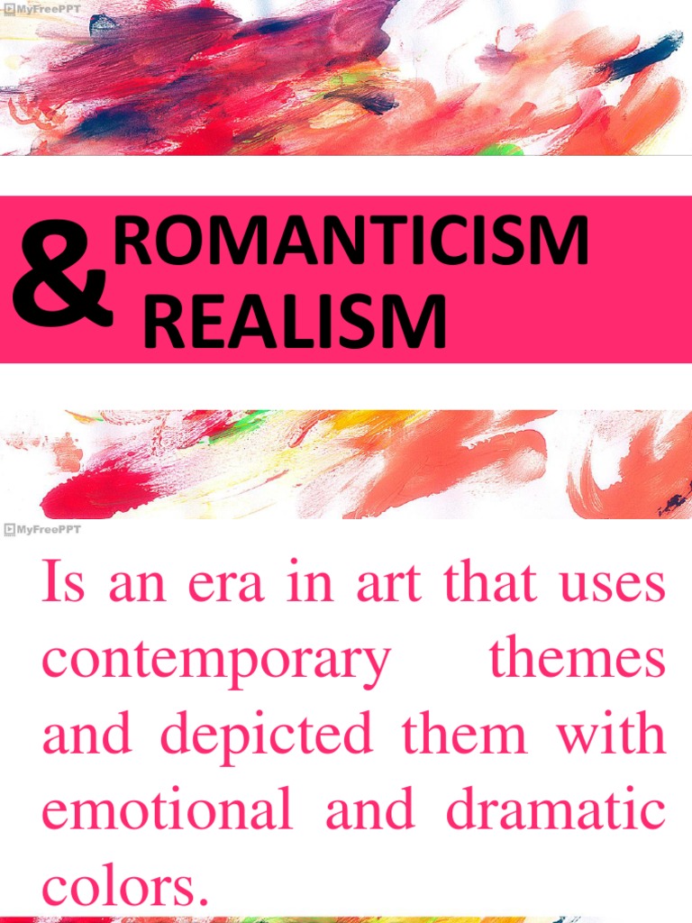 Romantic and Realism | PDF | Romanticism | Plastic Arts
