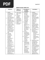 IPCRF ANNOTATION Example - Template | PDF | Lesson Plan | Behaviorism