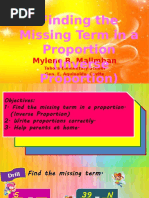 Direct, Inverse, and Partitive Proportions | PDF | Teaching Methods ...