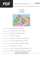 Isulat Ang Pangalan NG Larawan Worksheets | PDF