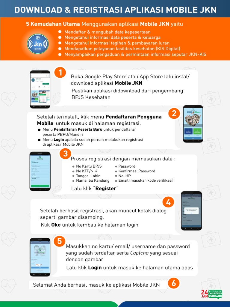 Leaflet Registrasi Mobile JKN | PDF
