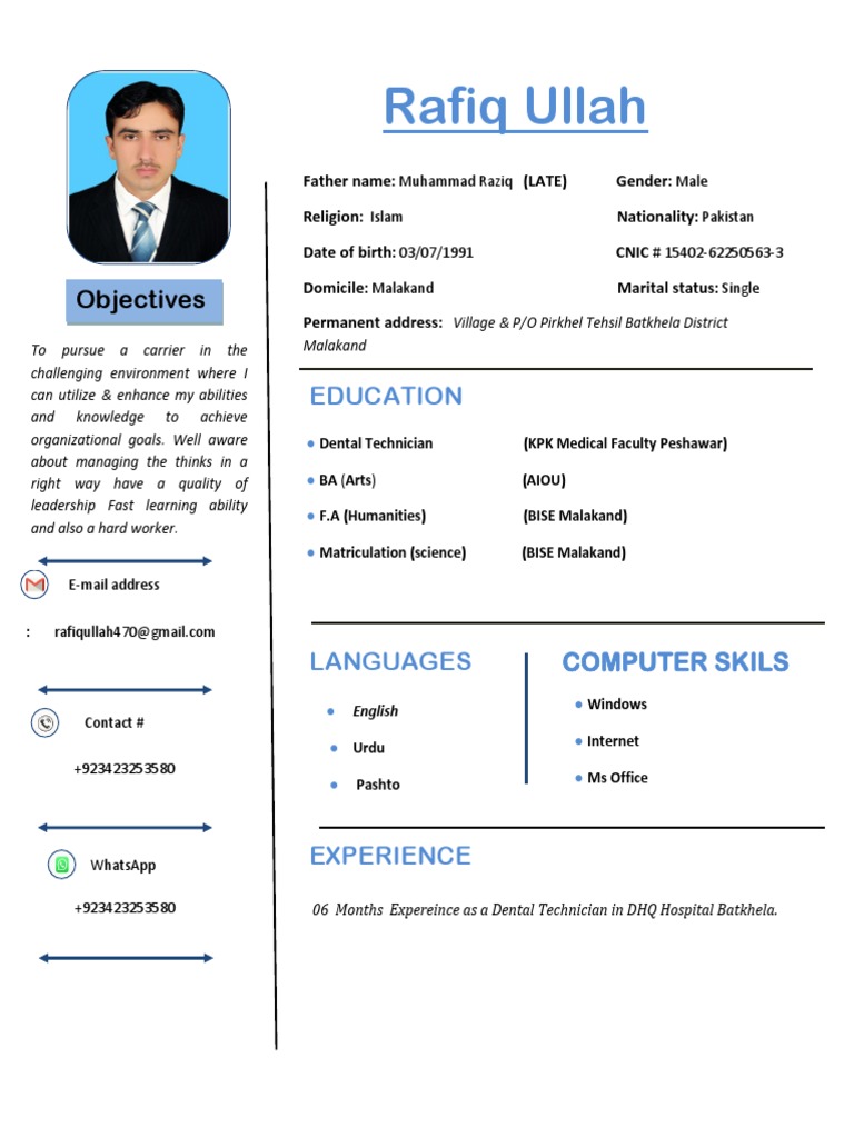 Rafiq CV | PDF