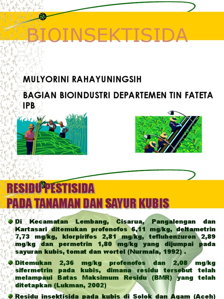 Bioinsektisida | PDF