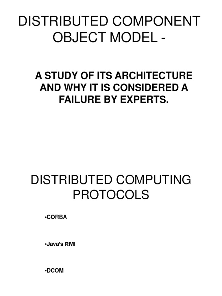 distributed-component-object-model-pdf