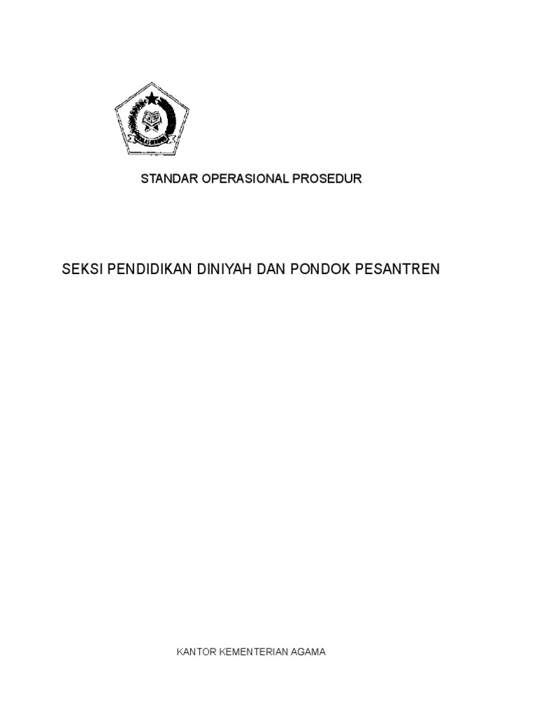 Sop Pontren 2019 | PDF