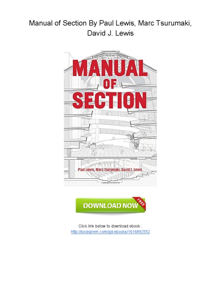 (U598.Book) Download PDF Manual of Section by Paul Lewis, Marc ...