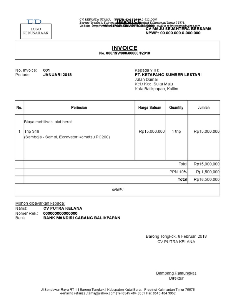 Contoh Invoice | PDF