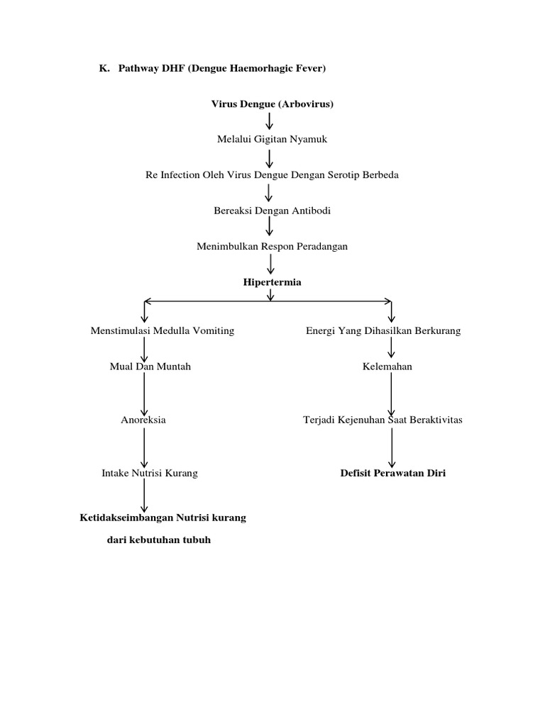 Pathway DHF dan Gejala Mual Anak | PDF