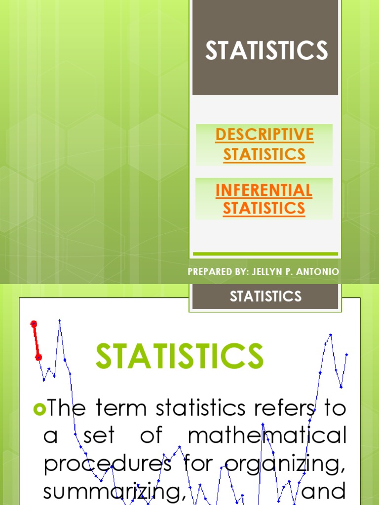 Descriptive and Inferential Statistics | PDF | Descriptive Statistics ...