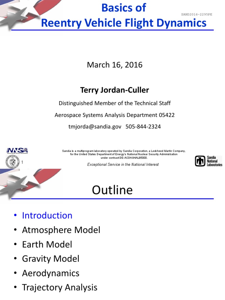 Basics of Reentry Vehicle Flight Dynamics | PDF | Flight Dynamics ...