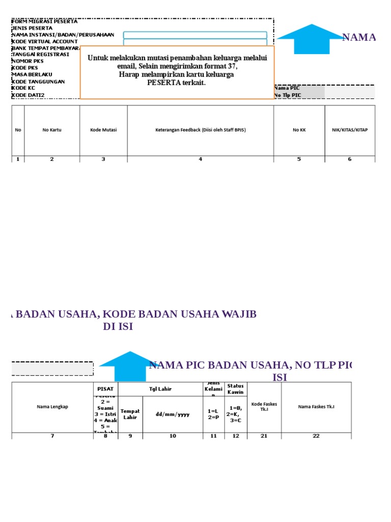 Format 37 - Mutasi Tambah Keluarga | PDF