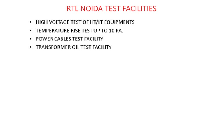 Cpri Noida Test Facility | PDF