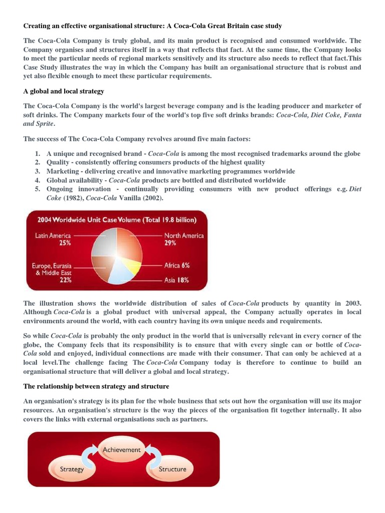 Coca Cola Case Study | PDF | Coca Cola | The Coca Cola Company